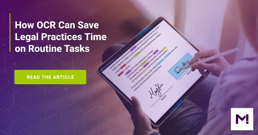 OCR: Saving Legal Practices Time on Routine Tasks | Mindy Support