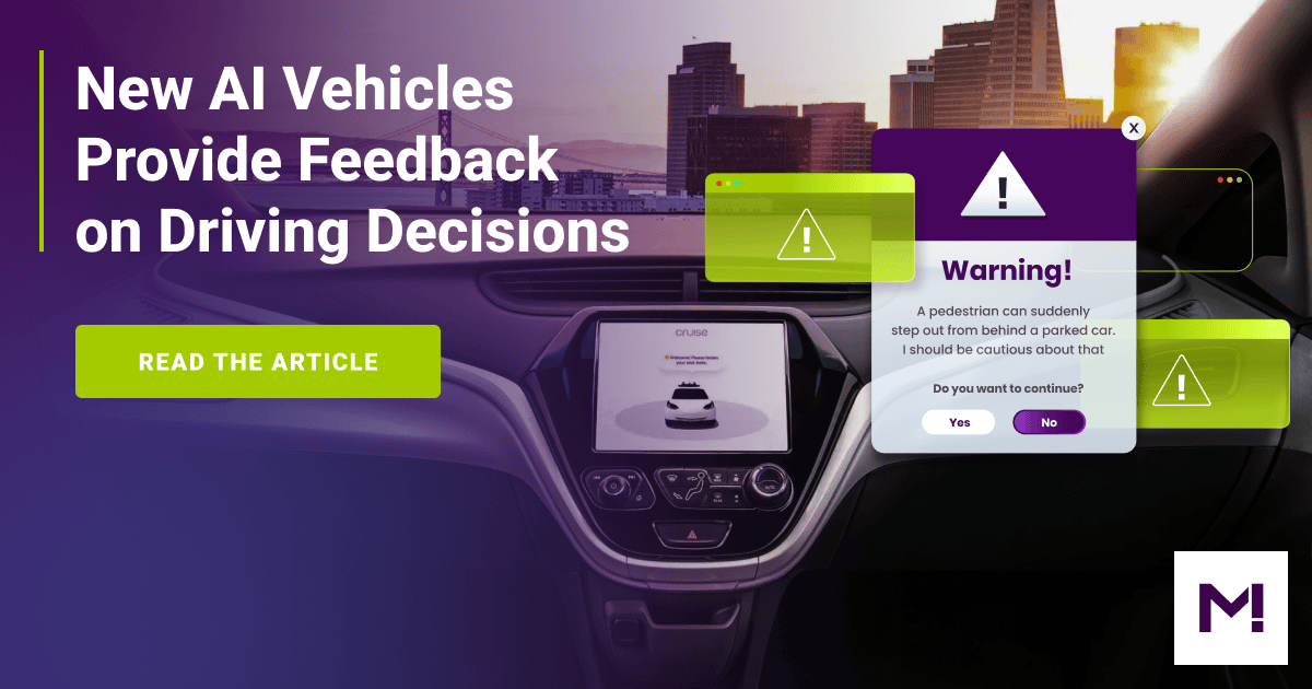 New AI Vehicles Provide Feedback on Driving Decisions | Mindy Support ...