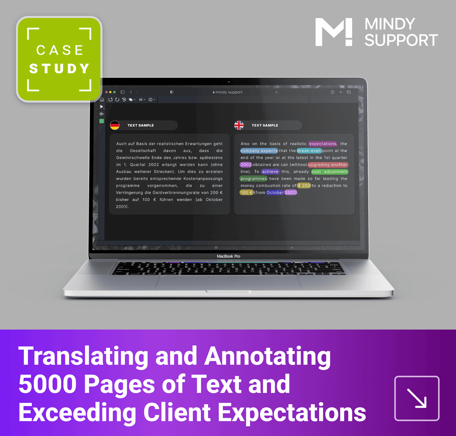 Translating and Annotating 5000 Pages of Text and Exceeding Client ...